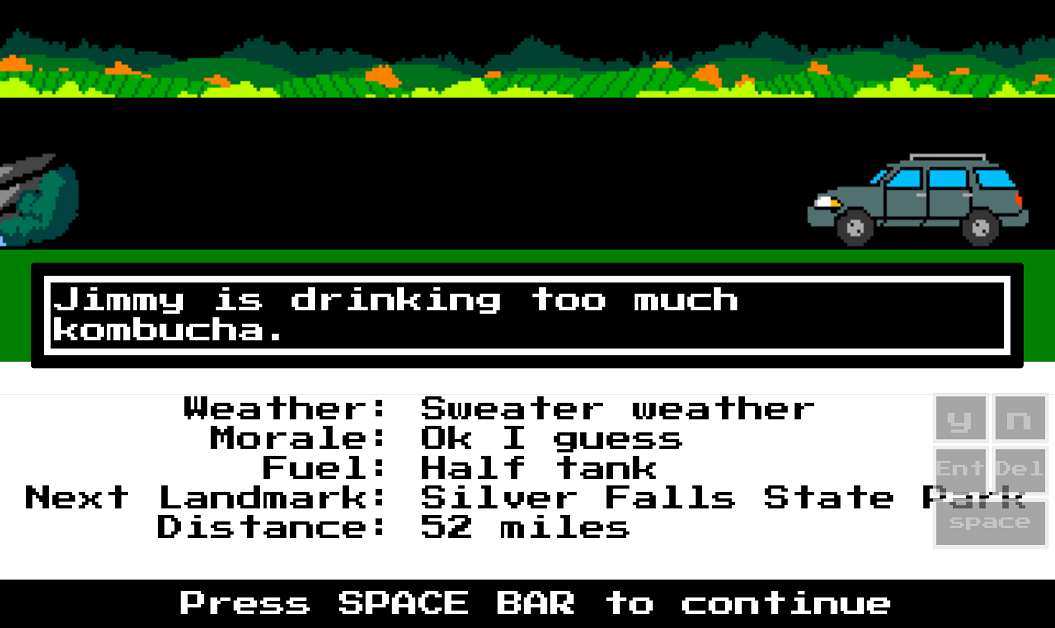The Oregon Trail Game by Travel Oregon – Matt's Homepage