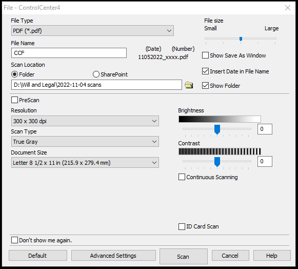 Scanning multiple pages into a single PDF – Matt's Homepage