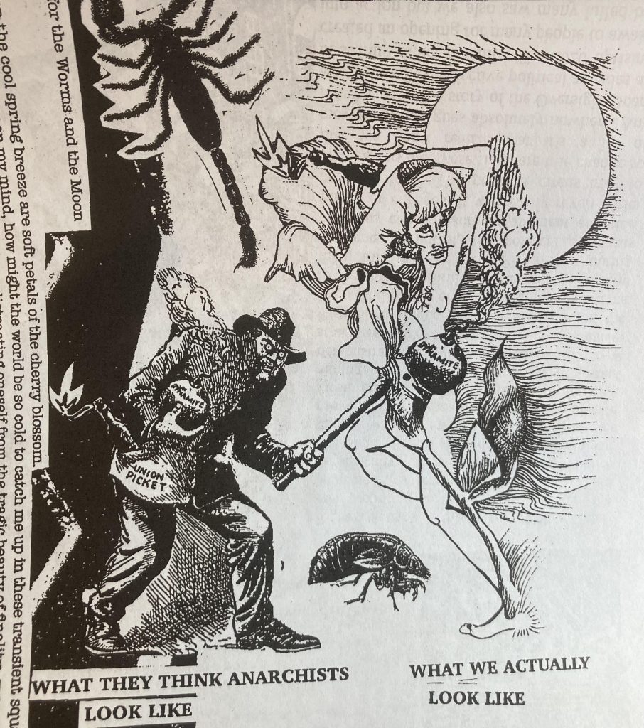 Anarchist in Portland advertising their violence – Matt's Homepage